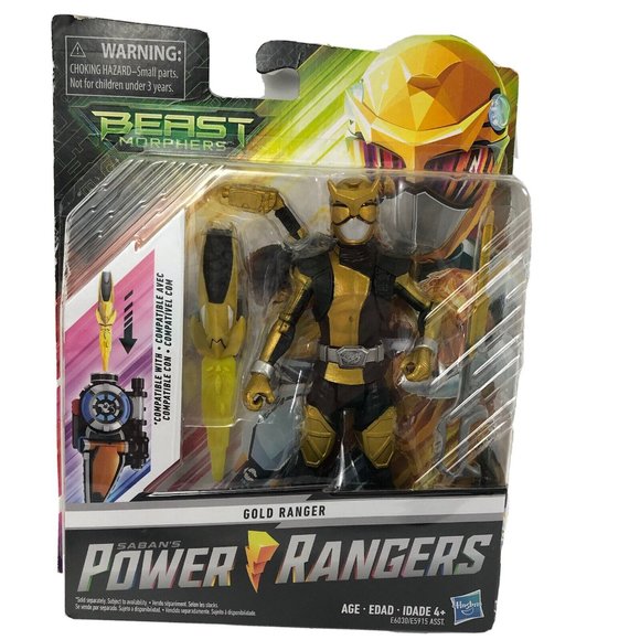 Power Ranger | Toys | Power Rangers Gold Ranger Beast Morphers Morph ...